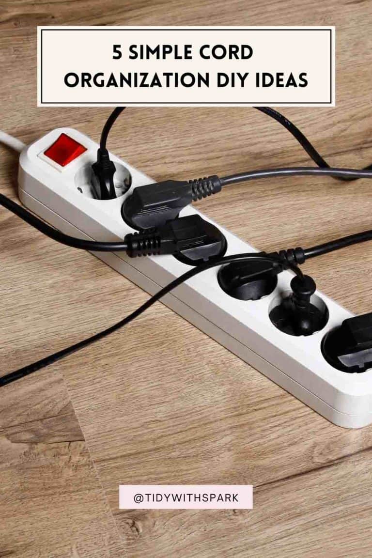5 Simple Cord Organization DIY Ideas Tidy with SPARK