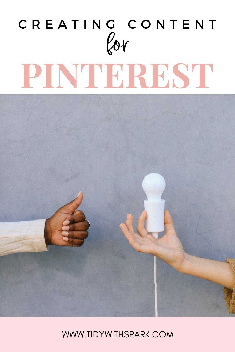 Content ideas for Pinterest so you aren't stuck in a rut